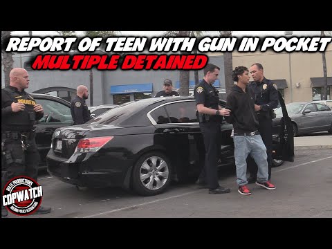 Report of Teen with Gun in His Pocket | Multiple Detained | Copwatch ...