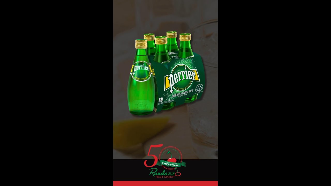 Perrier carbonated mineral water 💦