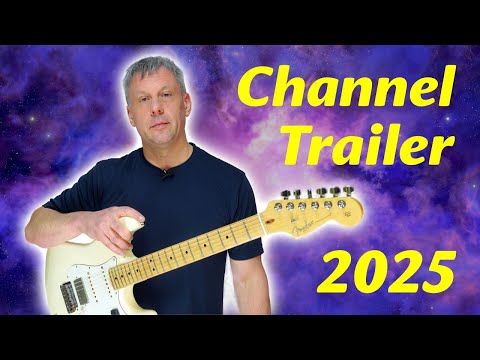 My YouTube Plans For 2025 - Paul Hill Guitarist 2025 Channel Trailer #guitar