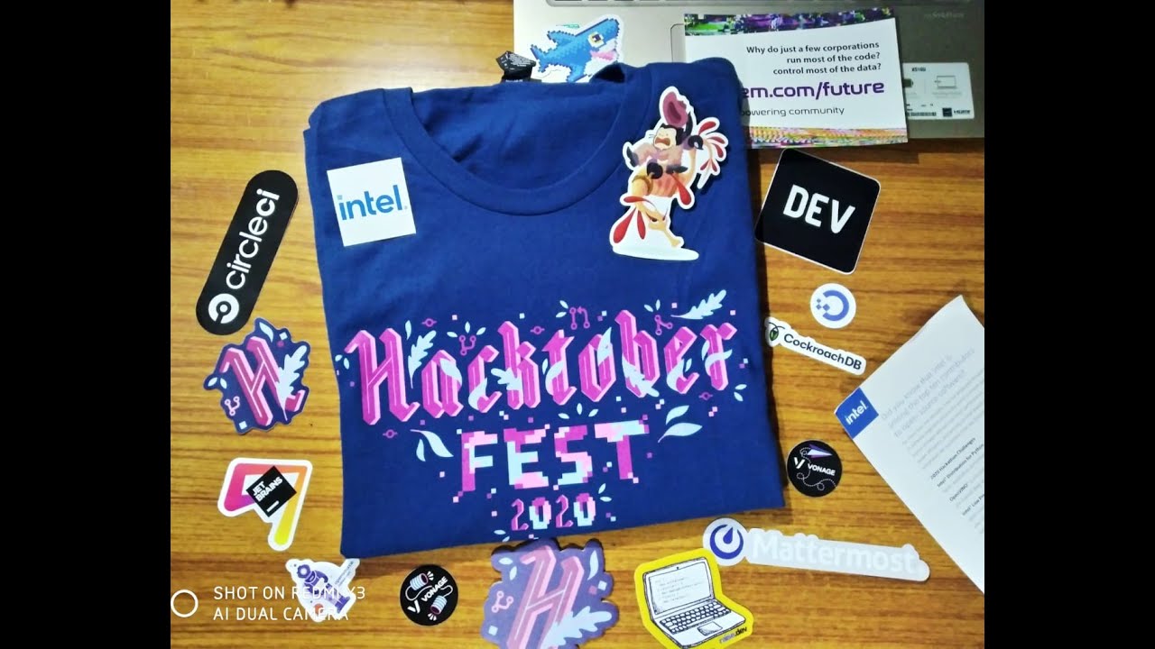 Hacktoberfest2020 Swags Unboxing 🔥🔥🔥 | Sponsored by DigitalOcean | #Hacktoberfest  #Tshirt #unboxing