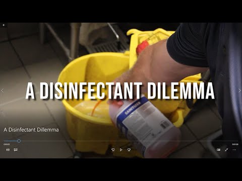A Disinfectant Dilemma