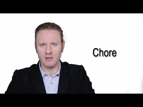 Chore - Meaning | Pronunciation || Word Wor(l)d - Audio Video Dictionary