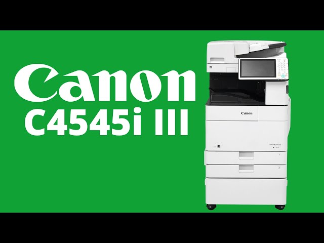 Canon Digital Photocopier - Canon Ir Adv 4545 Digital Photocopier ...