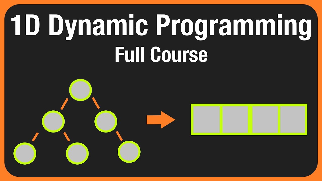 Dynamic Programming 1D - Full Course - Python