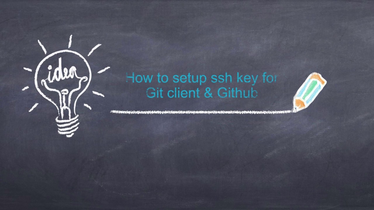 How to setup ssh key for Git client & Github
