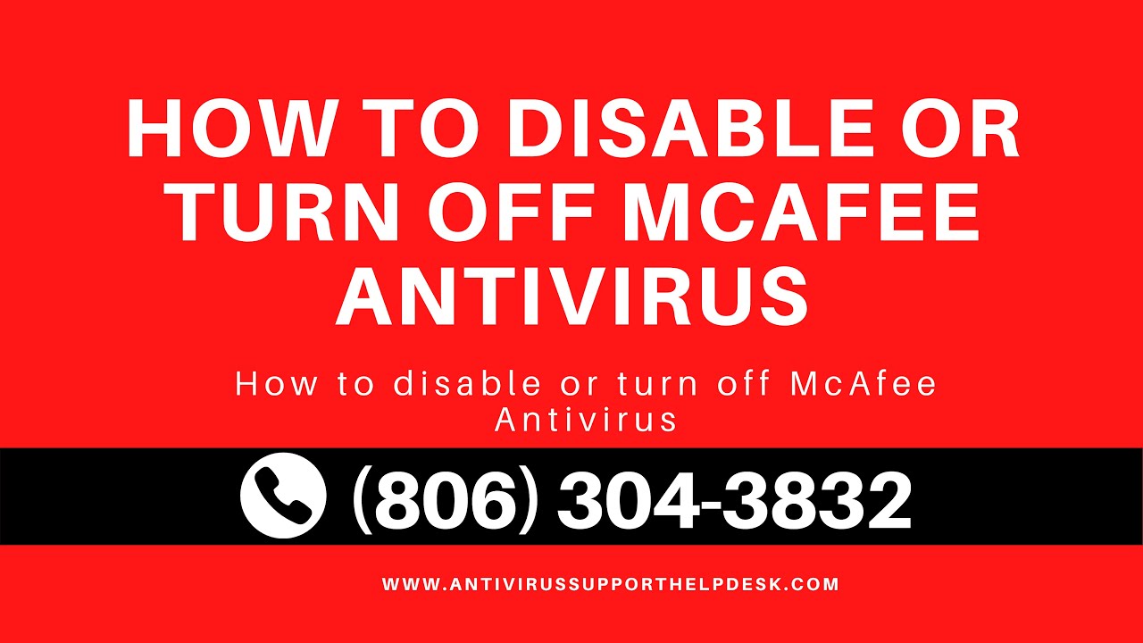 ✅How to disable or turn off McAfee Antivirus⚠️ endpoint security for Windows or Mac
