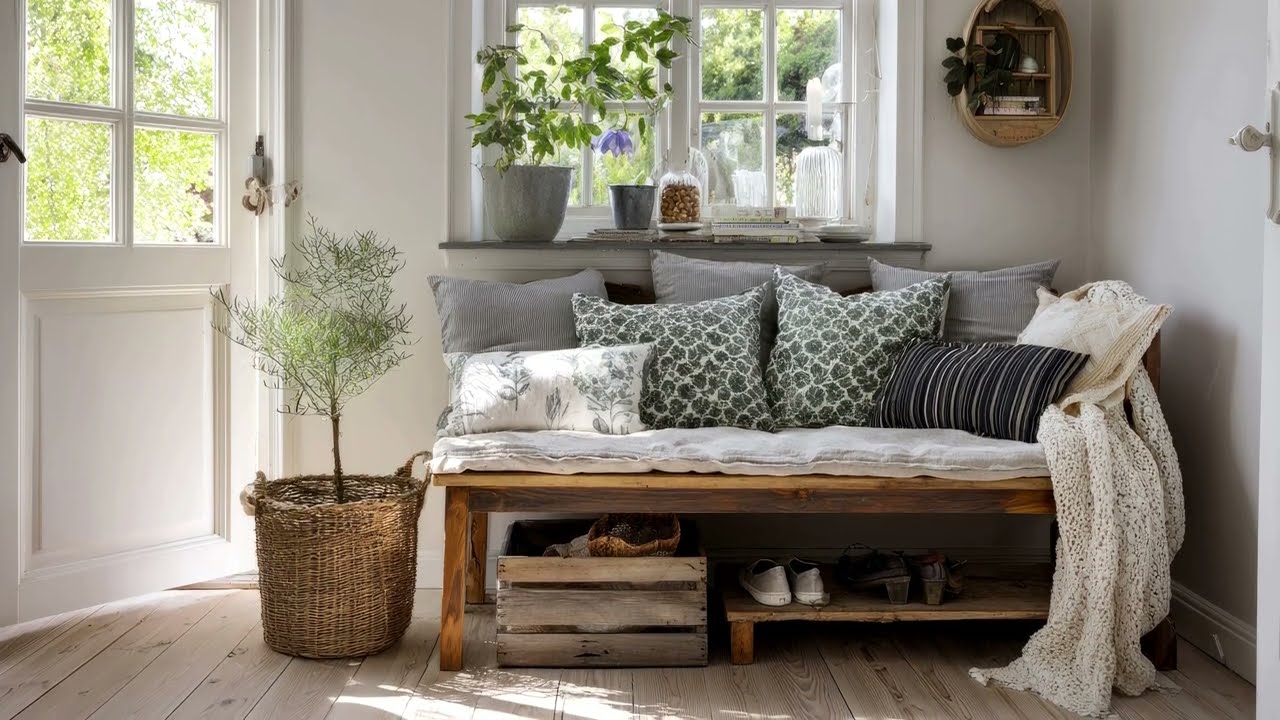Inside a Scandinavian Summer Home: Clean Lines, Cozy Textures & Soft Hues
