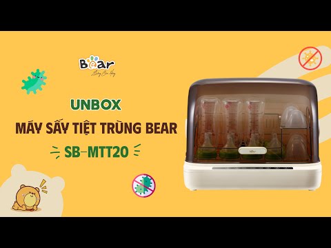 Unbox Máy Sấy Tiệt Trùng SB-MTT20 | Bear Việt Nam