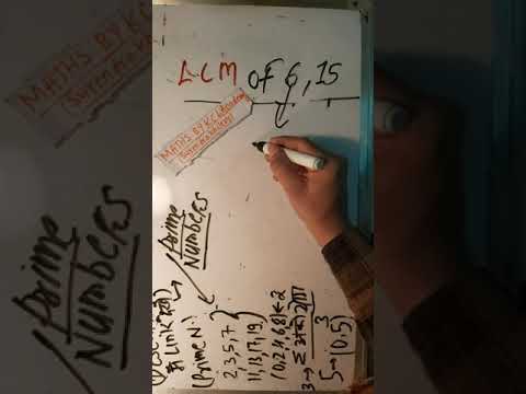 LCM of 6 and 15 in Hindi #maths #LCMandHCF #shortvideo #KclAcademy @kclacademysurendrakhilery