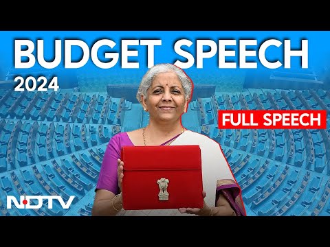 Nirmala Sitharaman Budget Speech | Union Budget 2024 | Nirmala Sitharaman LIVE | Union Budget 2025