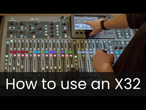 How to use a Behringer X32 - all you need to know about this sound desk
