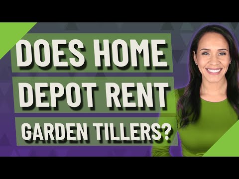 Does Home Depot rent garden tillers?