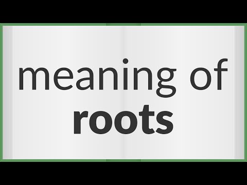 Roots | meaning of Roots
