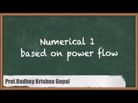 Numerical 1 Based on Power Flow - Voltage Profile Control - GATE Power System Video Lecture ...