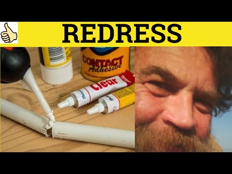 ๐ต Redress - Redress Meaning - Redress Examples - Redress Definition - GRE 3500 Vocabulary