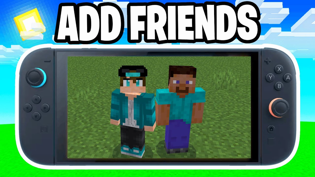 How To Add Friends In Minecraft Nintendo Switch! - Tutorial