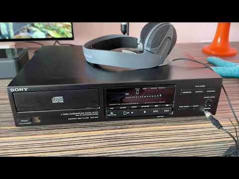 SONY CDP-M27 CD Player 4X oversampling, hi-fi, dual d/a converter system