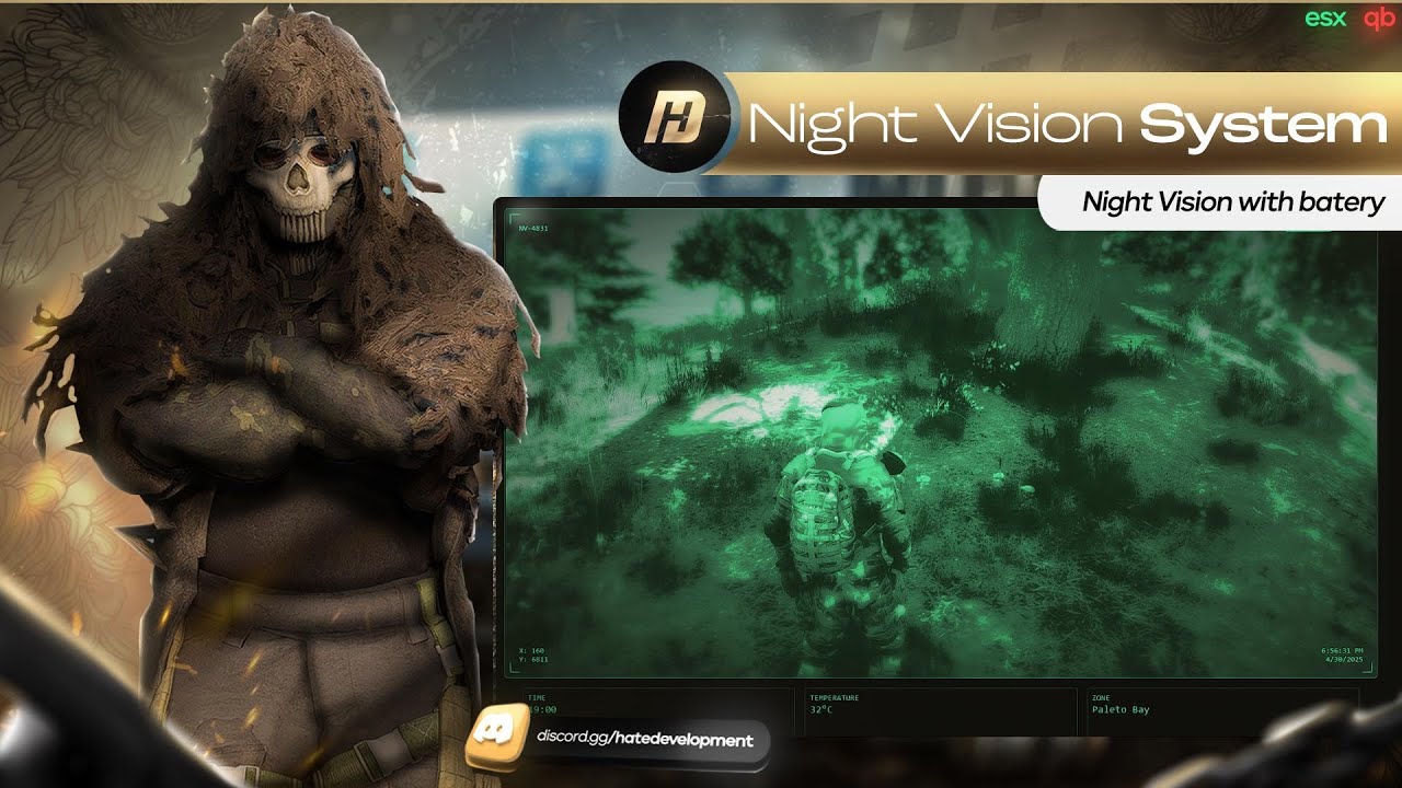 Fivem Night Vision Script | Hate Development