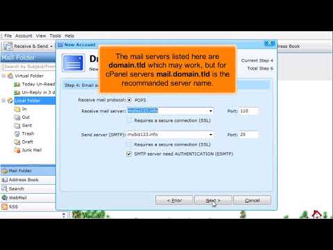 DreamMail: How to Configure a POP email account with SSL