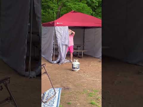 Turn your instant canopy into a private and versatile room with these canopy walls. #shorts