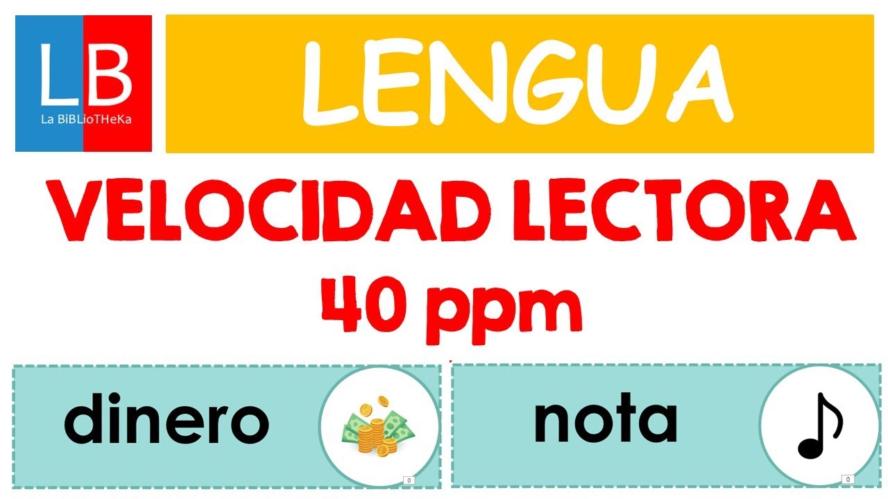 Mejora tu VELOCIDAD LECTORA 40ppm ✔👩‍🏫 PRIMARIA