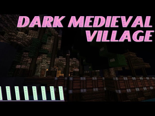 Dark Medieval Village Minecraft Map