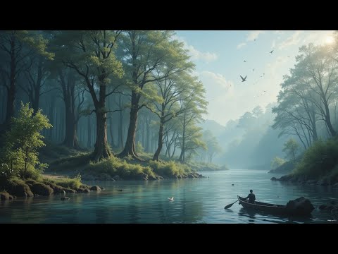 Tranquil Stream Ambience | Gentle Water & Nature Sounds for Studying, Meditation & Sleep