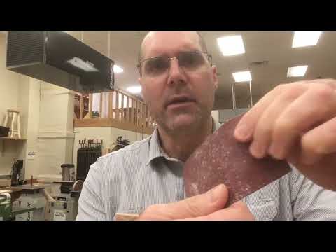 Sand paper types and sequence