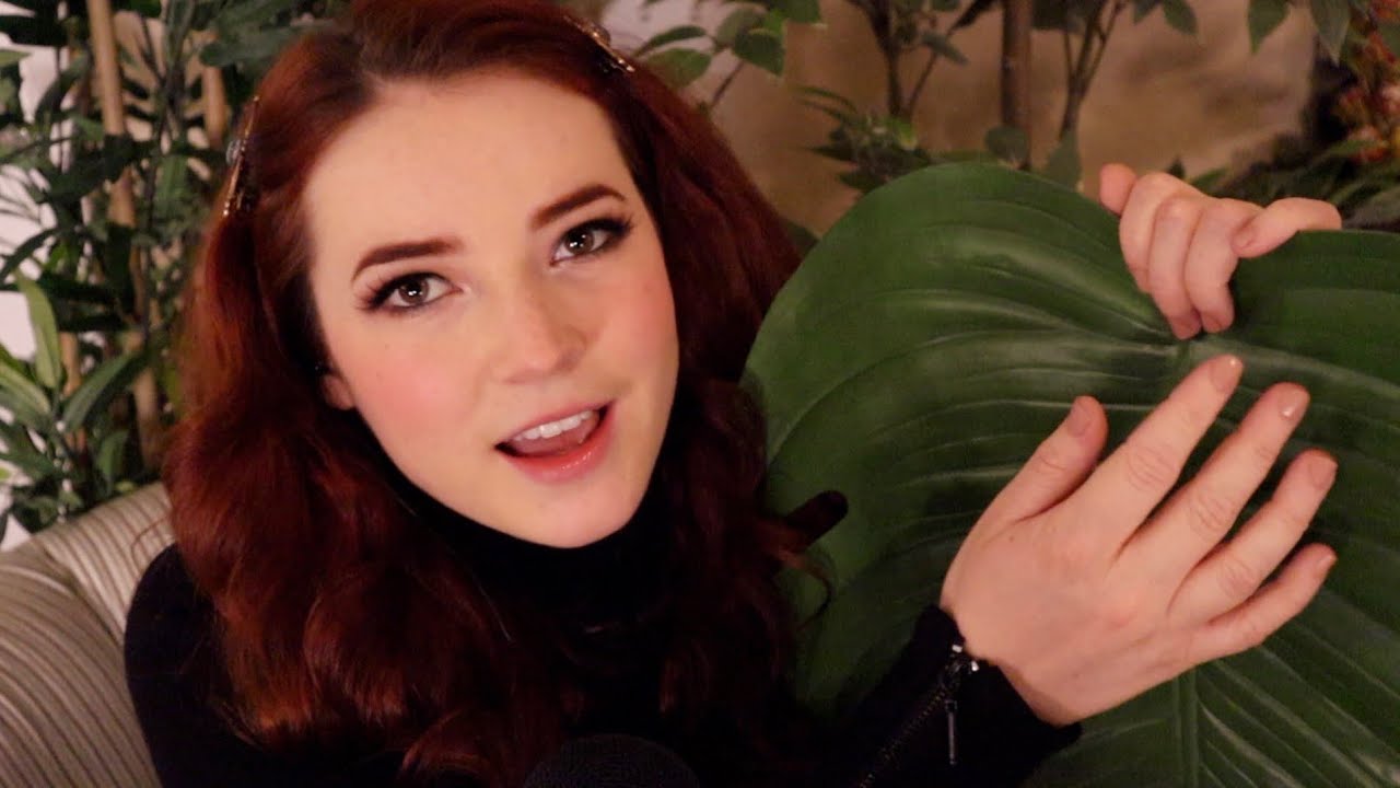 ASMR Green Triggers (Tapping, Tracing & Rambling)