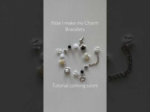 How to make a charm bracelet! #beadedbracelet #charms #beads