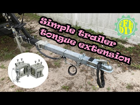My Setup for Extending the Boat Trailer Tongue | Florida Fish Hunter