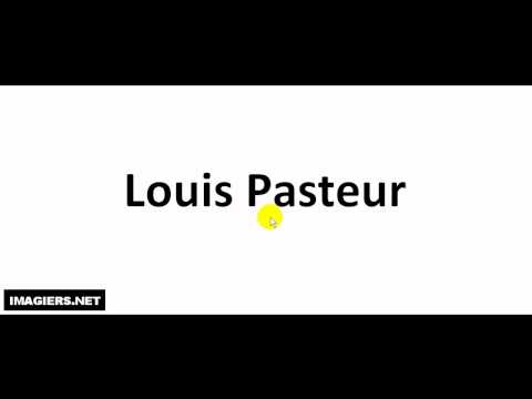 Pronounce like a French #Louis Pasteur