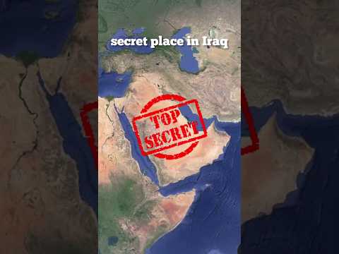 secret place in Iraq on google maps #shorts #googleearth