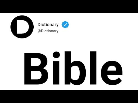 Bible Meaning In English