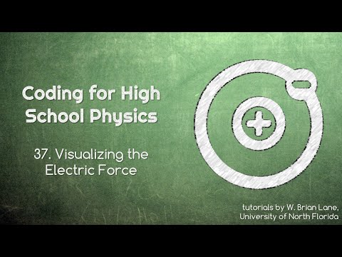 Coding for High School Physics 37 Visualizing the Electric Force