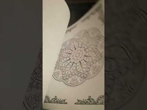 Meditative Mandalas Coloring Book #shorts #meditation #mandala #coloring #smallbusiness