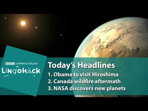 Learn words from the news: highly symbolic, obliterated, inflicted, exoplanets