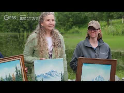 Best Moment: Bob Ross Alaskan Oil Paintings, ca. 1970 | ANTIQUES ROADSHOW | PBS