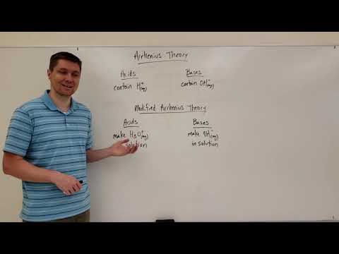 Acids & Bases and Arrhenius Theory