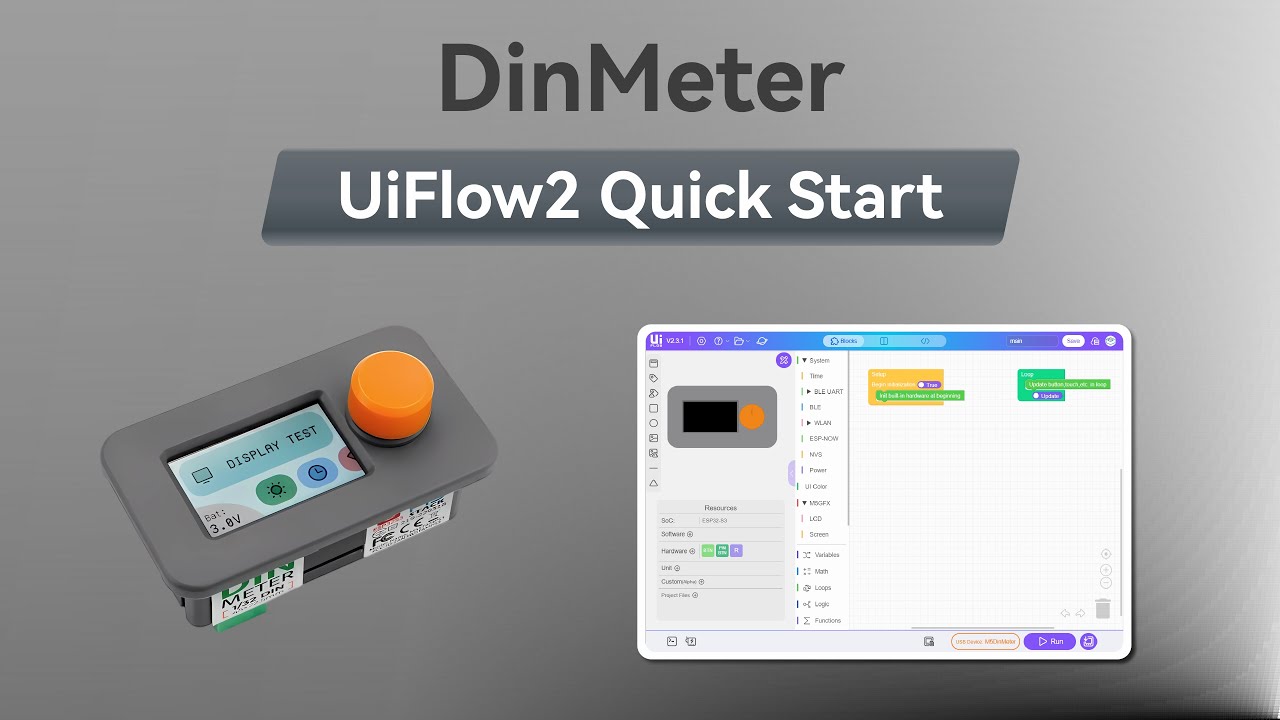 Dinmeter | UIFlow 2.0 Device Basic Tutorial