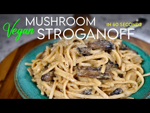 Meet your NEW FAVORITE: Vegan Mushroom Stroganoff!