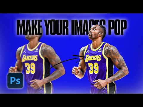 Make Your Player Image POP | Photoshop Tutorial | #shorts
