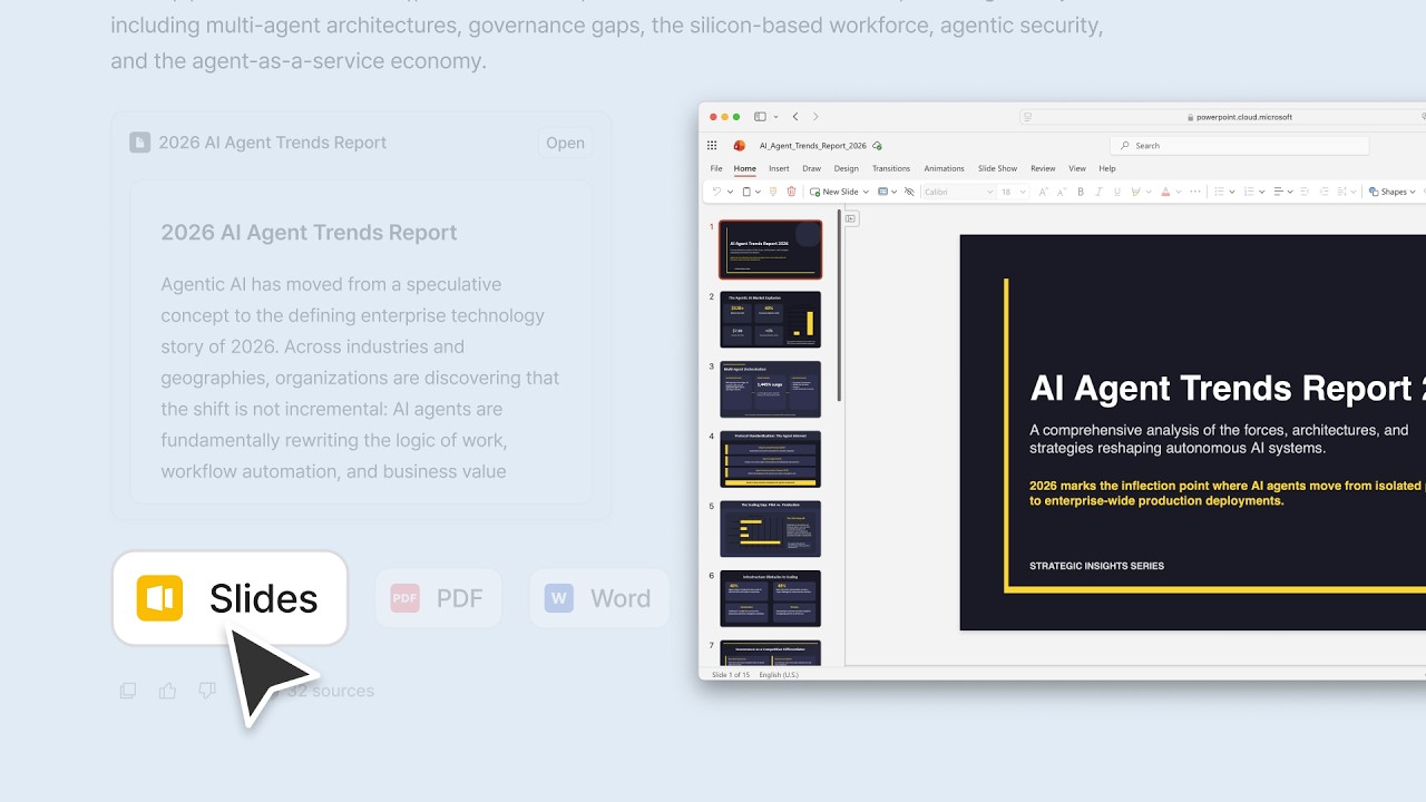 Build decks, scripts and research in one click | A Top AI PPT Maker of 2026