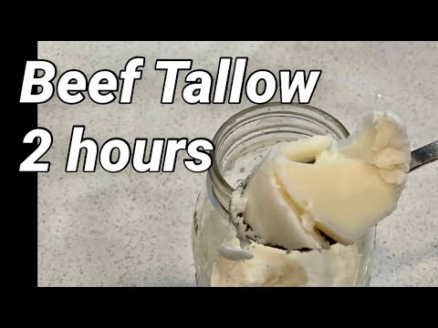 Beef Tallow Recipe in 2 hours (Instant Pot)