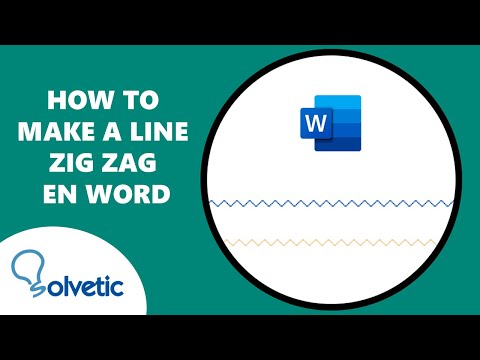 How to Make a Line Zig Zag in Word