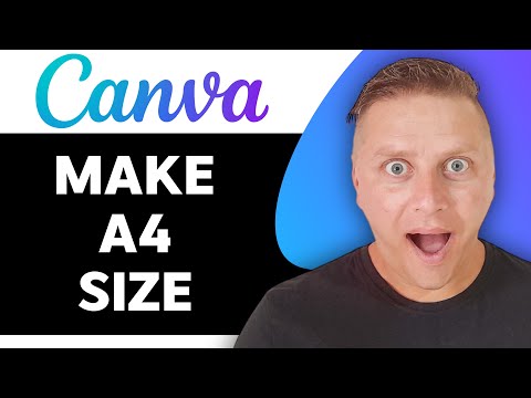 How to Make A4 Size in Canva | Canva Tutorial 2025