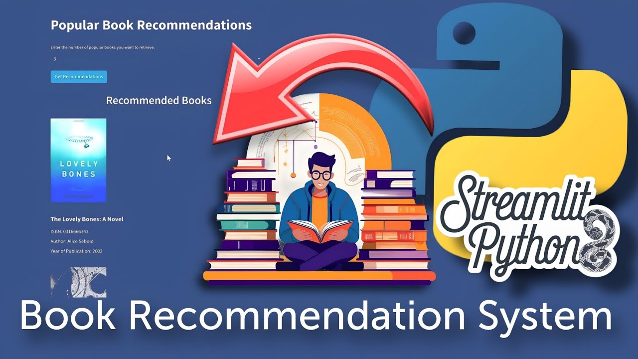 Build a Book Recommendation System with Python and Streamlit | with PPT Project Report and Full Code