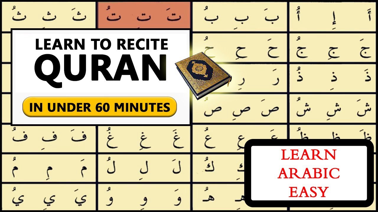 Learn to recite QURAN in under 60 mins