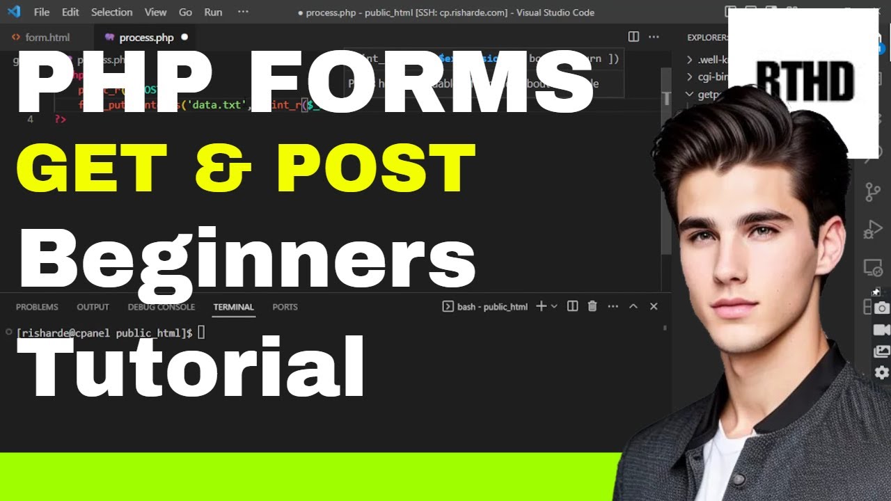 Get form data using PHP GET and POST methods