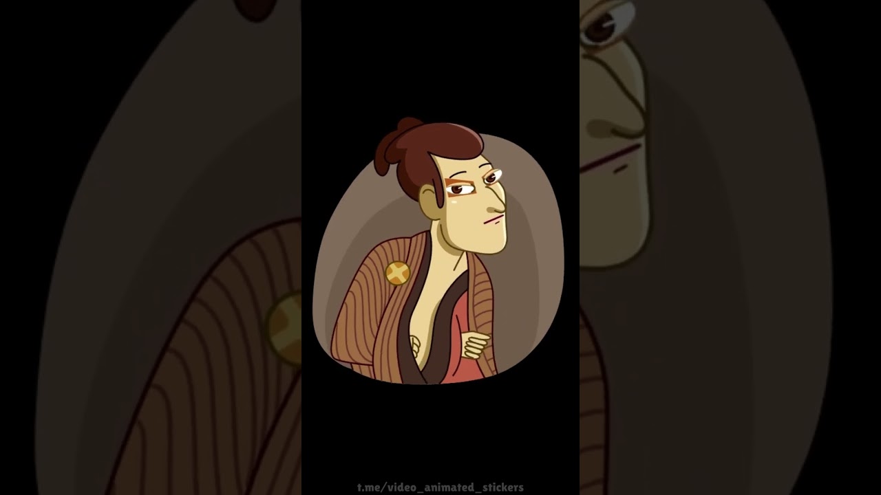 «Ghost» animated sticker, «World Art» sticker pack